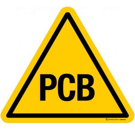 Autocollants Danger PCB - Lot de 5 | Signalétique Express