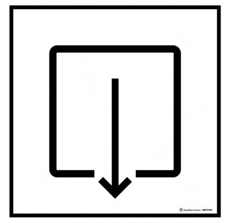 Panneau Pictogramme sortie | Signalétique Express