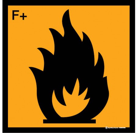 Panneau Extrêmement inflammable | Signalétique Express