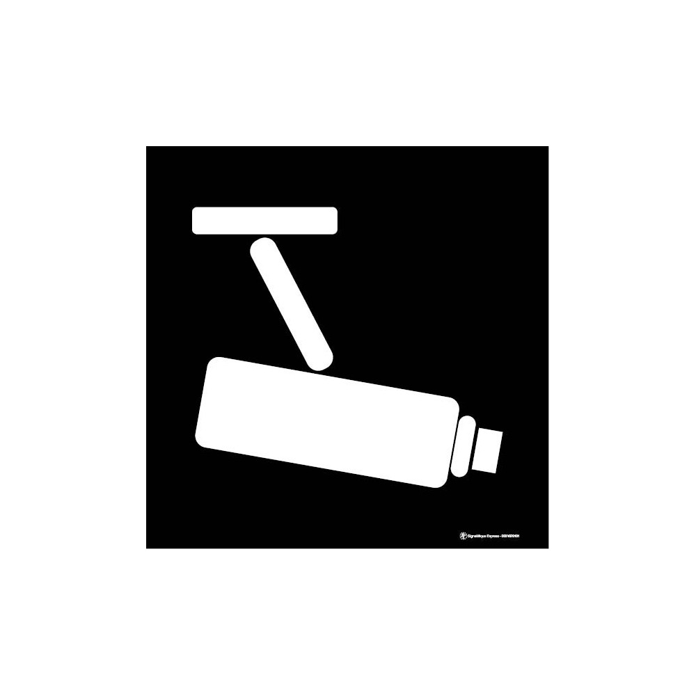 Autocollants Caméra de surveillance - Lot de 5 | Signalétique Express