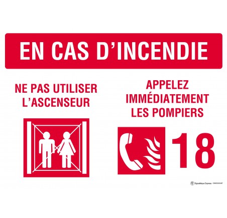 Panneau Consignes incendie | Signalétique Express