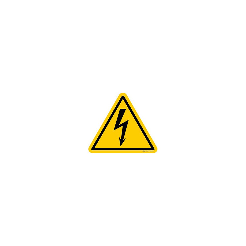 Autocollants Danger électricité ISO 7010 W012 - Lot de 5 | Signalétique ...