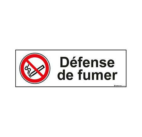 Panneau Défense de fumer ISO 7010 P002 | Signalétique Express