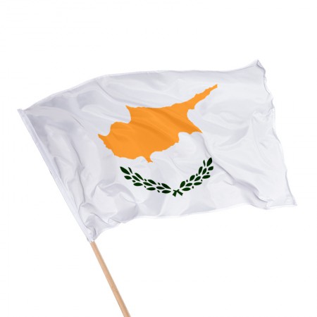 Drapeau Chypre sur Hampe à agiter - 5 tailles disponibles ...
