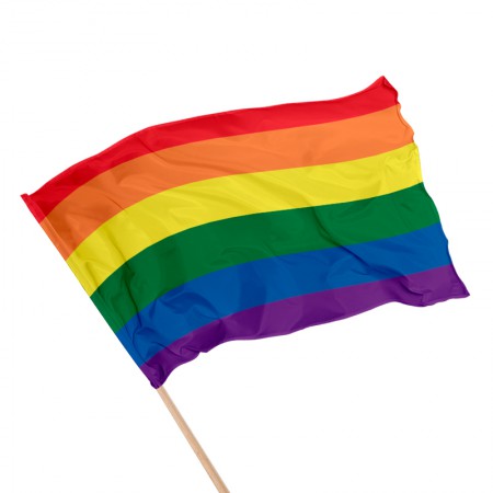 Drapeau LGBT ou Gay sur Hampe à agiter - 5 tailles disponibles ...