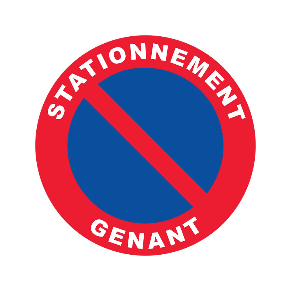 Autocollant Stationnement Genant