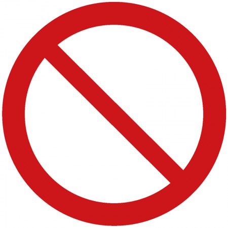 Panneau Interdiction Signal général P001 - ISO 7010 | Signalétique Express