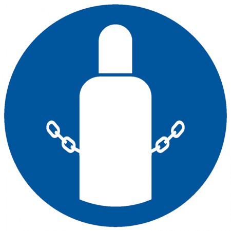 Panneau Sécuriser les bouteilles de gaz M046 - ISO 7010 | Signalétique ...