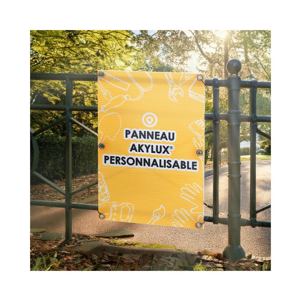 Panneau AkyLux® alvéolaire 100% personnalisable - 5 tailles ...